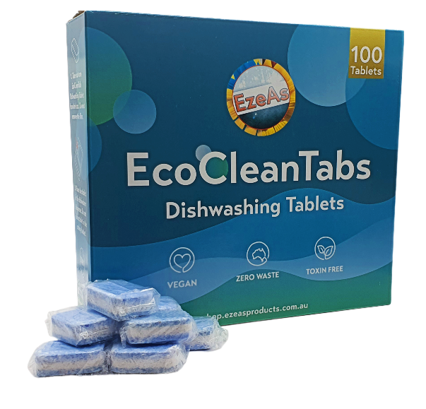 EzeAs EcoClean Dishwashing Tabs - 100 Tablets